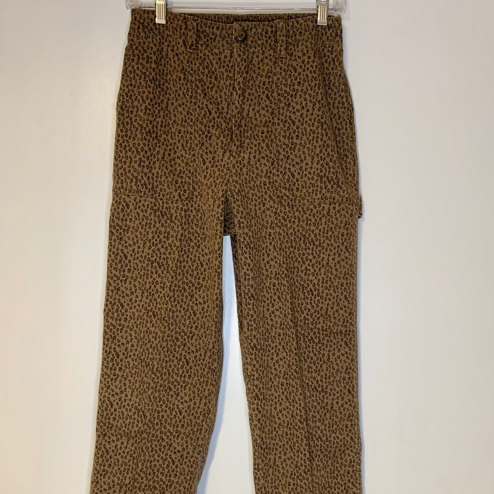 Cheetah Print Cargo Pants Gap - Gem